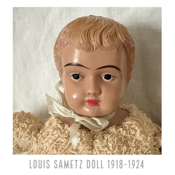Antique | Toys | Antique Louis Sametz Celluloid Head Doll | Poshmark